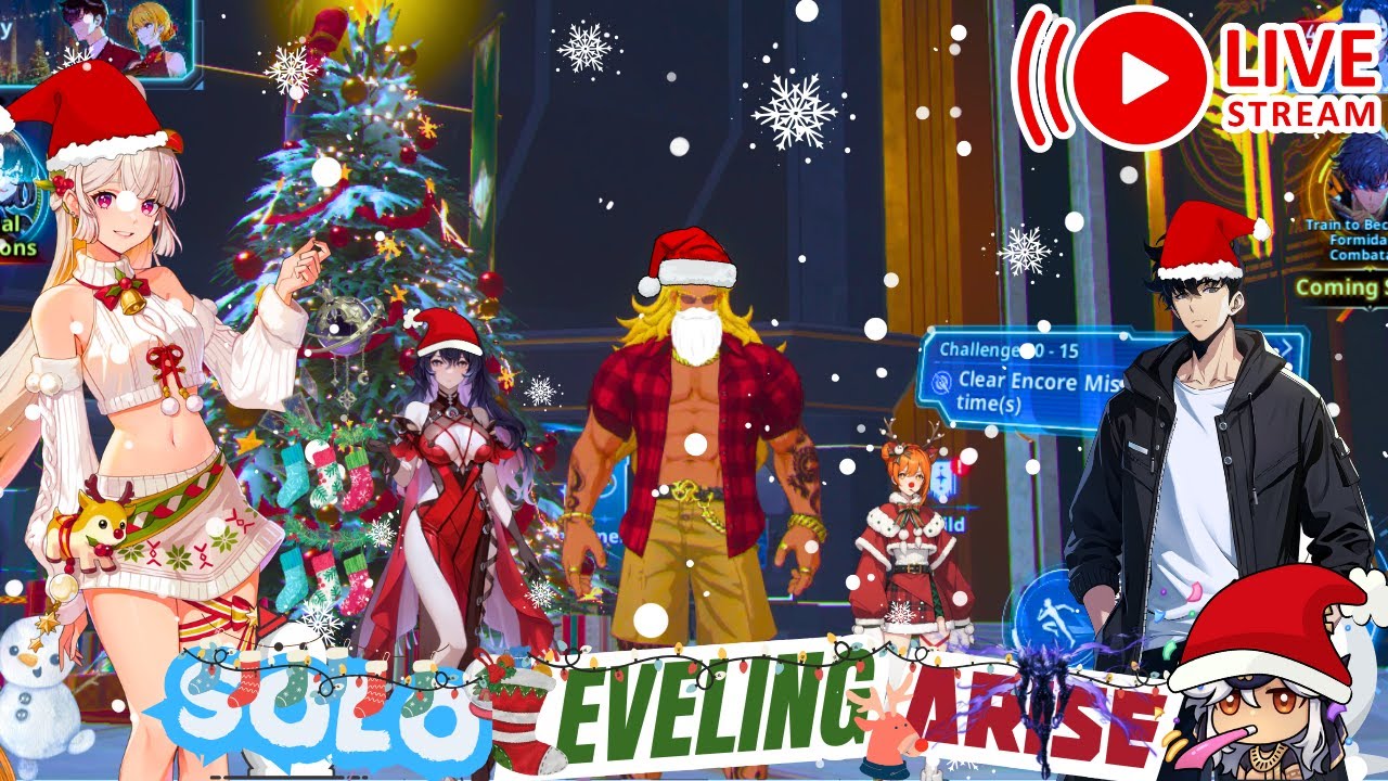 SLA Night Stream | MERRY CHRISTMAS TO ALL! Solo Leveling: Arise] - YouTube