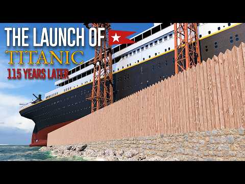 The Launch of R.M.S. Titanic | Animated 115 Years Later