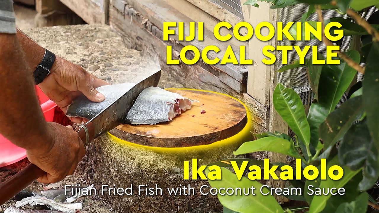 Fijian Cooking Local Style - Ika Vakalolo | First ever fish caught ...