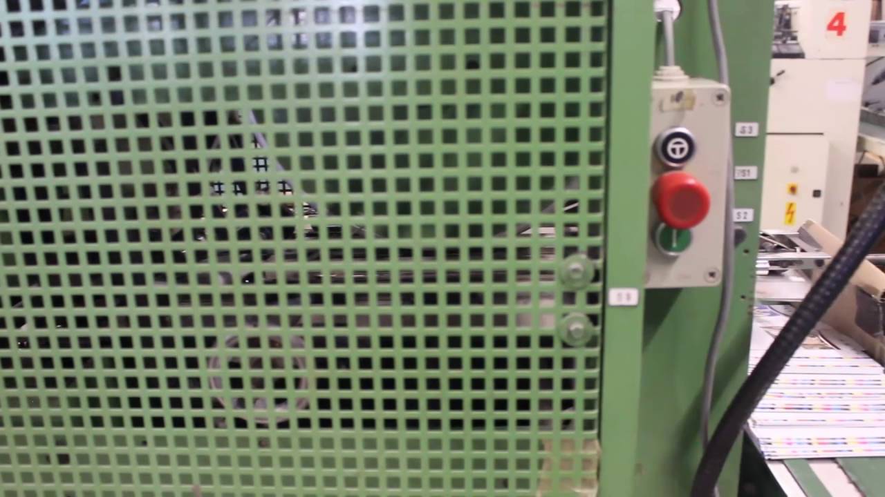 Kugler 340 automatic paper punch - YouTube