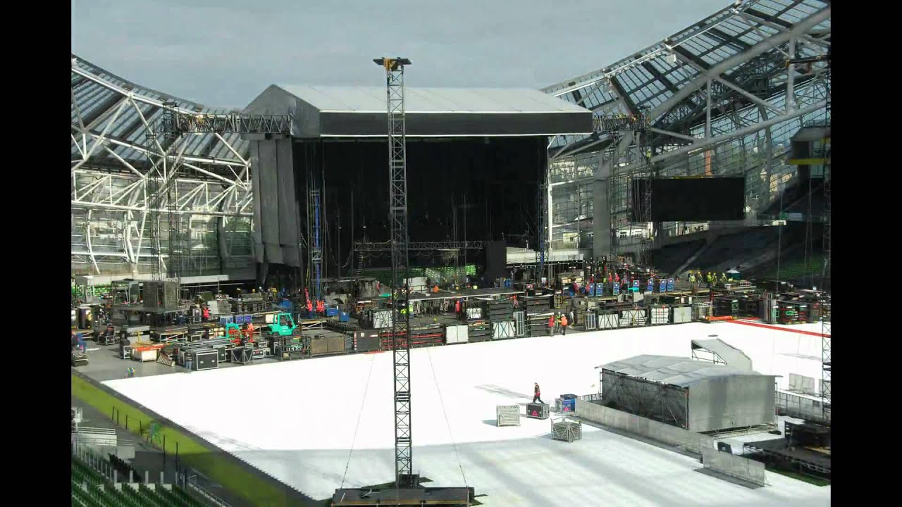 Building the Born This Way Ball Castle - YouTube