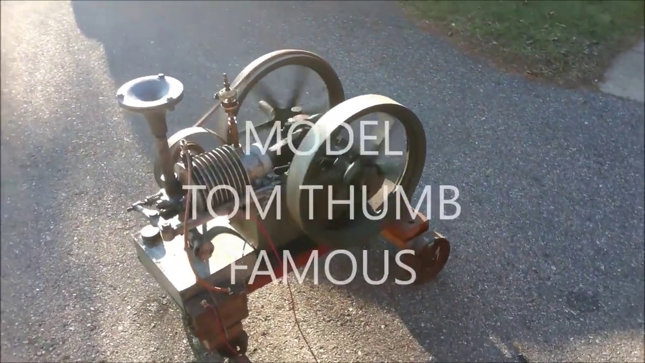 1910 International Harvester IHC 1HP Tom Thumb Hit & Miss Engine. - YouTube