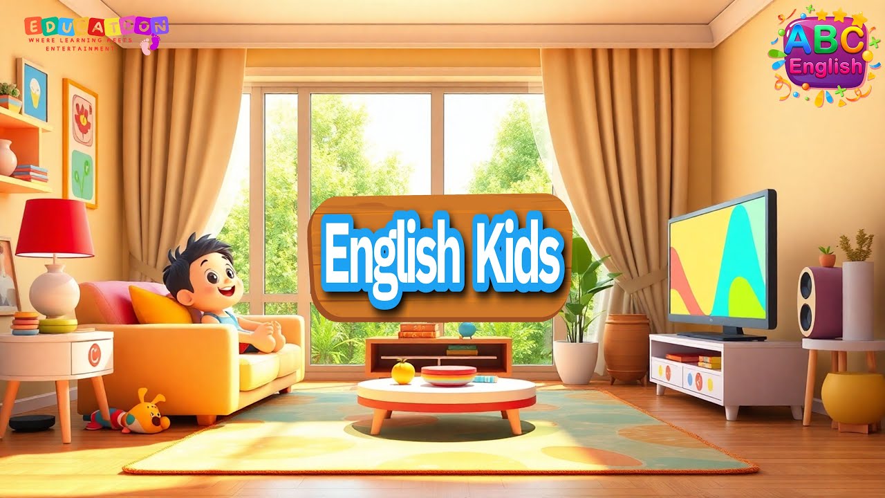 Learn Living Room Vocabulary for Kids | English For Kids - YouTube