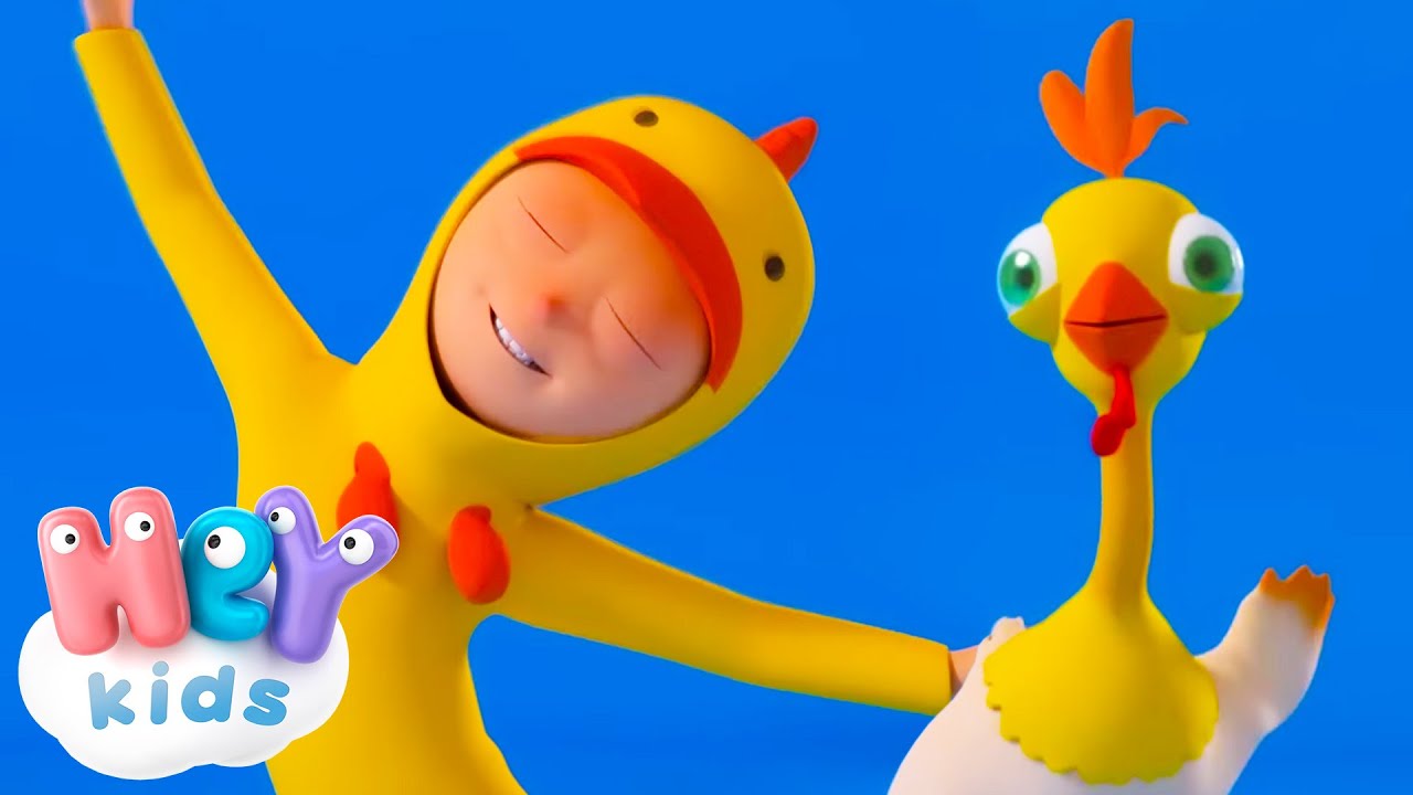 Spock-a Doodle, Chicken Noodle 🐓 & more Animal songs! | HeyKids Nursery ...