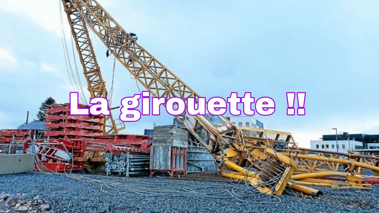 COMMENT METTRE EN GIROUETTE LA GRUE MANUELLEMENT - YouTube
