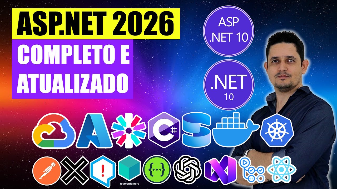 O mais Completo e Atualizado Curso de ASP.NET 10 com .NET 10 em ...