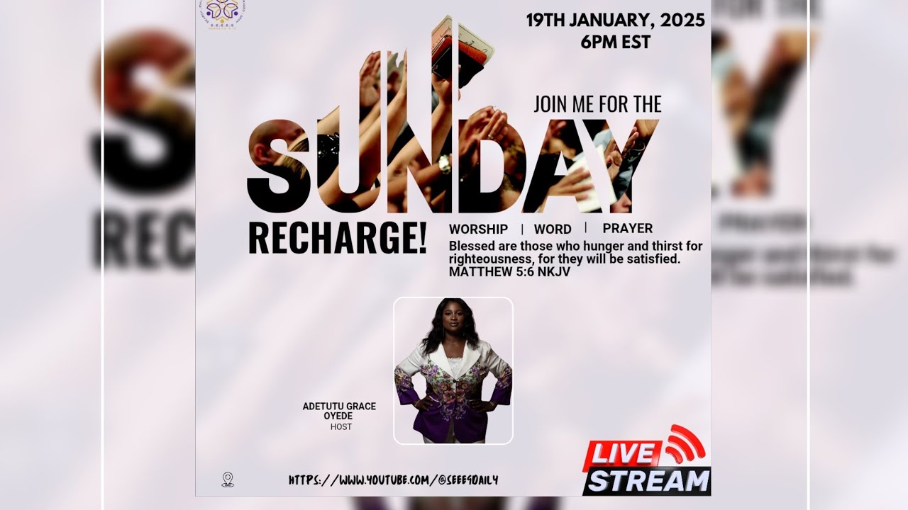 SUNDAY RECHARGE! - YouTube