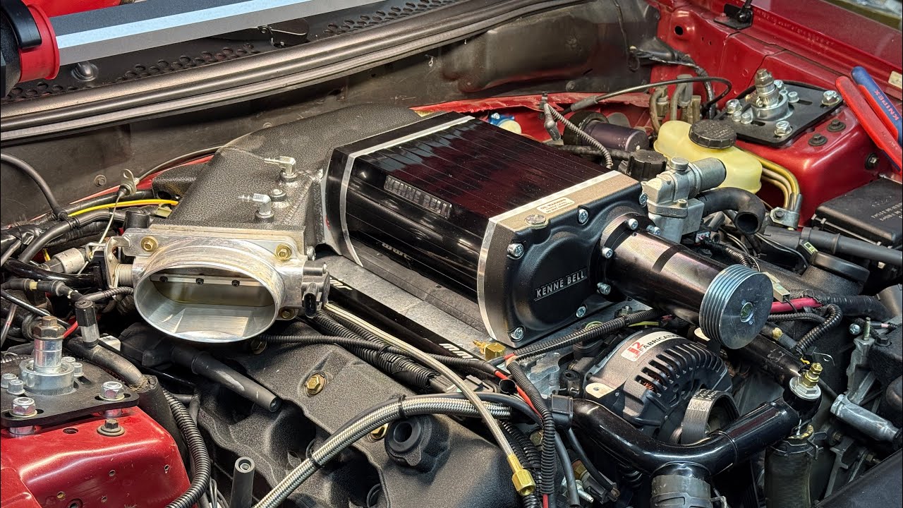 Kenne Bell 2.1L supercharger custom inlet test fitting! - YouTube