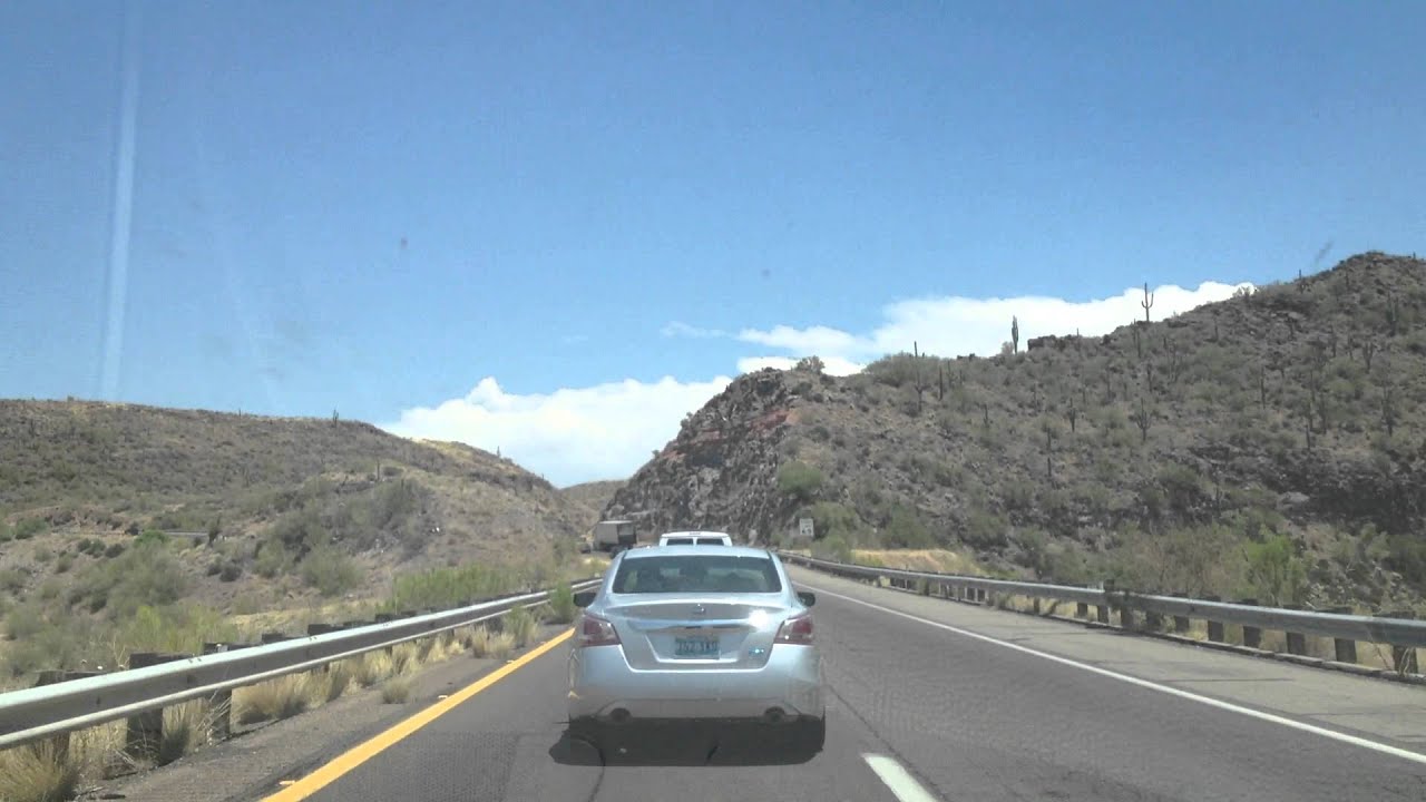Driving through Arizona - YouTube