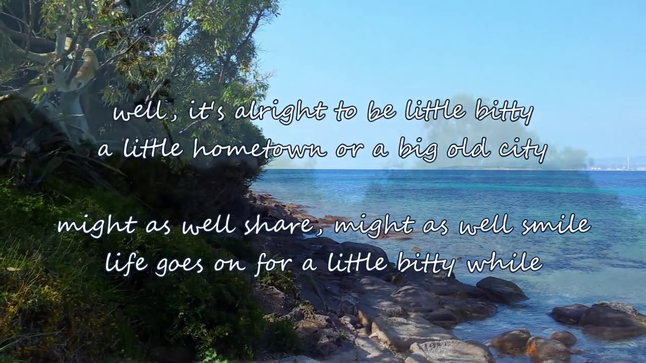 Alan Jackson Little Bitty with lyrics - YouTube