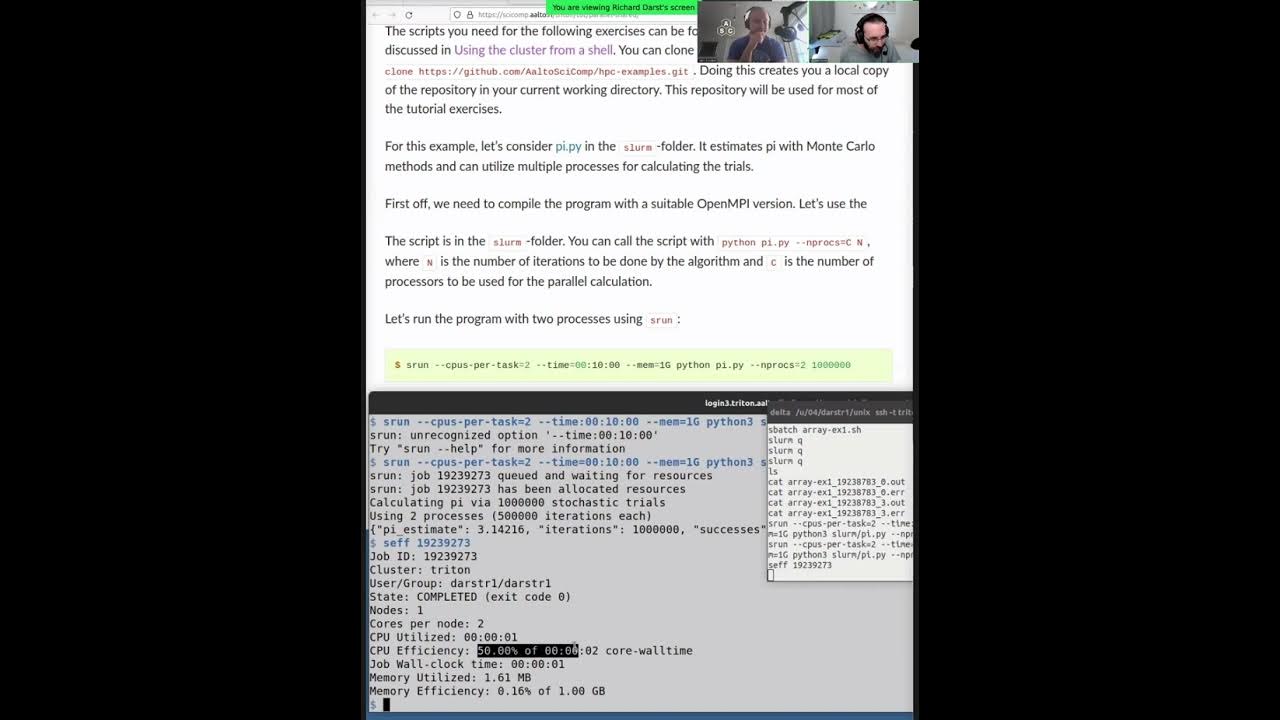 3.4 Shared memory parallelism (part 1) - HPC/SciComp Kickstart summer 2023 - YouTube