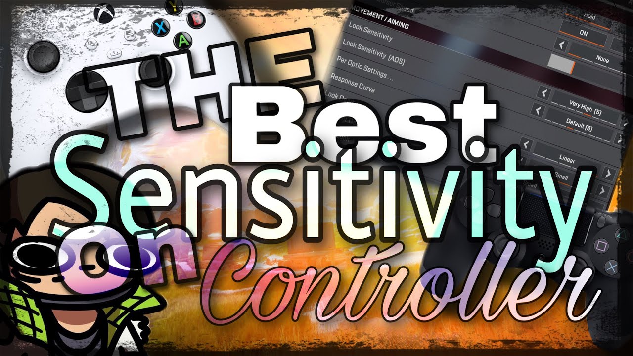 The BEST sensitivity/response curve in apex legends (controller) - YouTube
