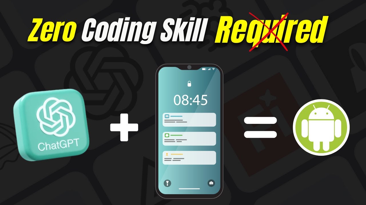 How Make an Android app using ChatGPT - YouTube