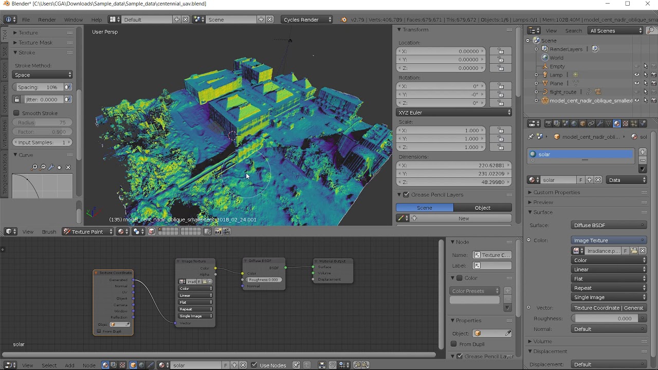 Geovisualization of 3D/4D analytics - Blender, part 4 - YouTube