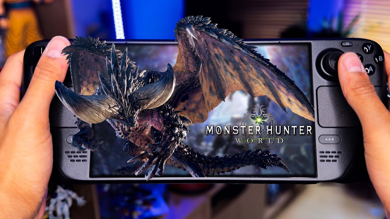 Monster Hunter World - Steam Deck OLED Gameplay [HDR] - YouTube