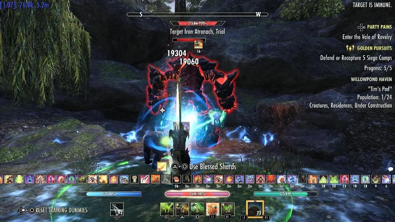 Orc Stam Arc/Templar/Warden Parse - YouTube