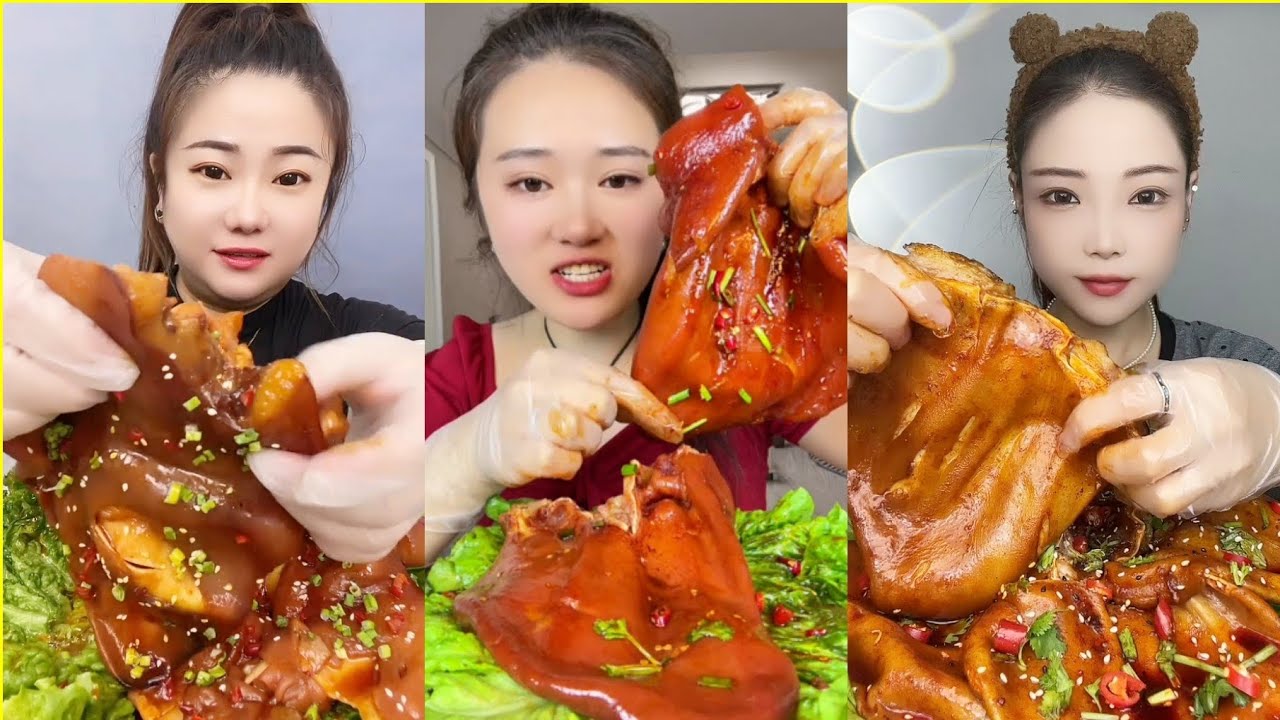 #121 Eating 猪耳朵, Pig Ears - Telinga Babi || Mukbang Asmr - YouTube