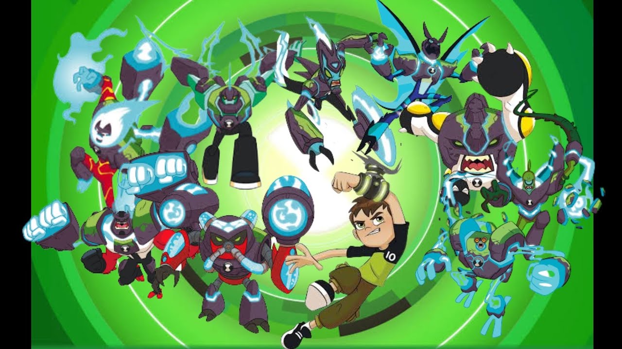 Ben 10 Reboot All omni-enhanced aliens transformation||#ultimateforce # ...