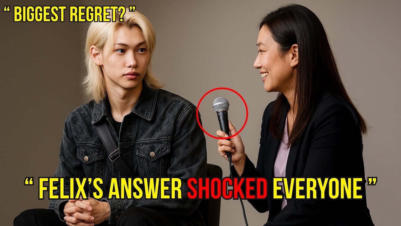 Reporter Asked STRAY KIDS Felix About His Biggest Regret — His Answer Changed the Entire ...
