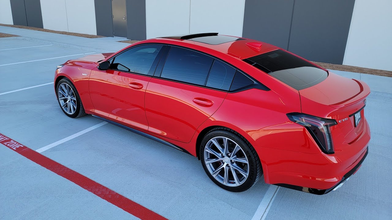 Cadillac CT5-V Ride along 0 to 60 run... - YouTube