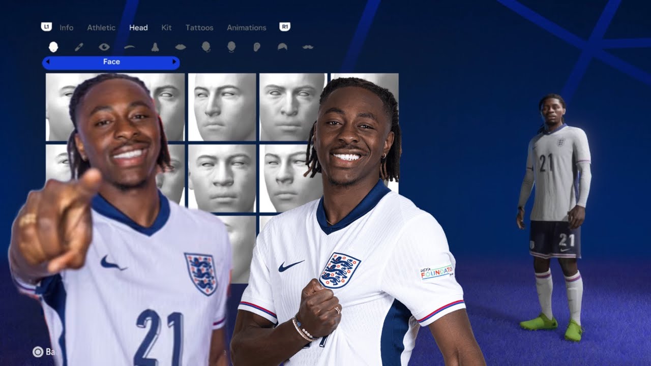 FC 24 | How To Create Eberechi Eze 🏴󠁧󠁢󠁥󠁮󠁧󠁿 - YouTube