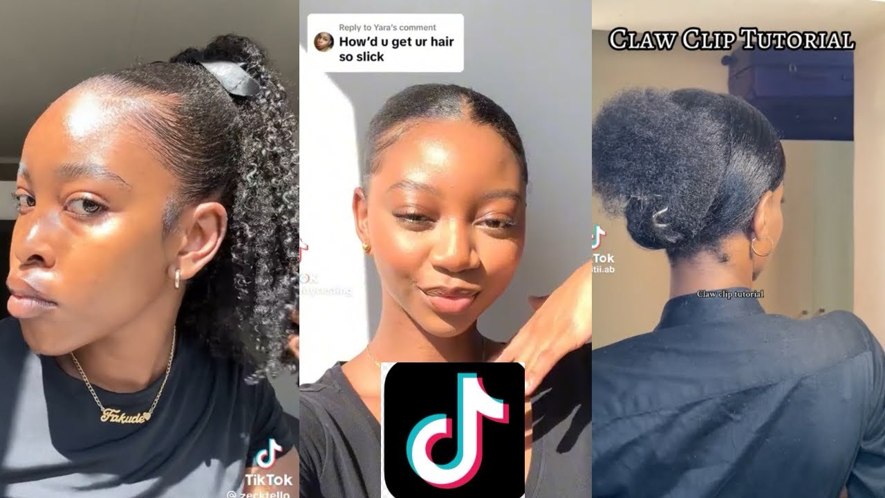 4C natural hairstyles to try | beginner friendly | black TikTok # ...