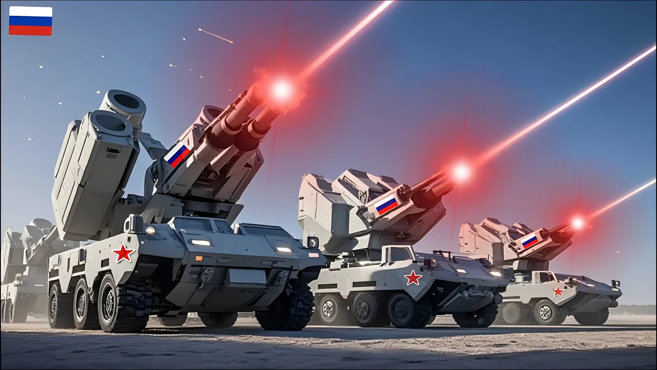 Today! Giant Russian Laser Tank Successfully Bombards British Military ...