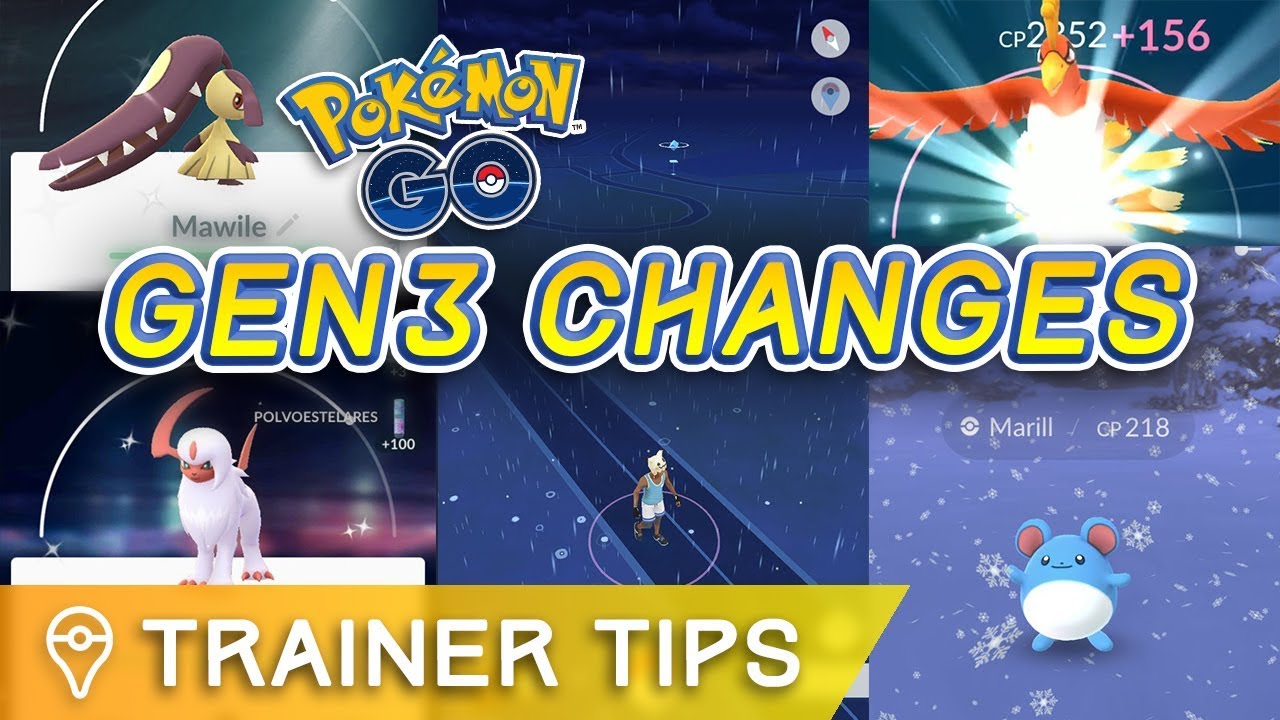 16 CHANGES YOU NEED TO KNOW ABOUT POKÉMON GO GEN 3 - YouTube