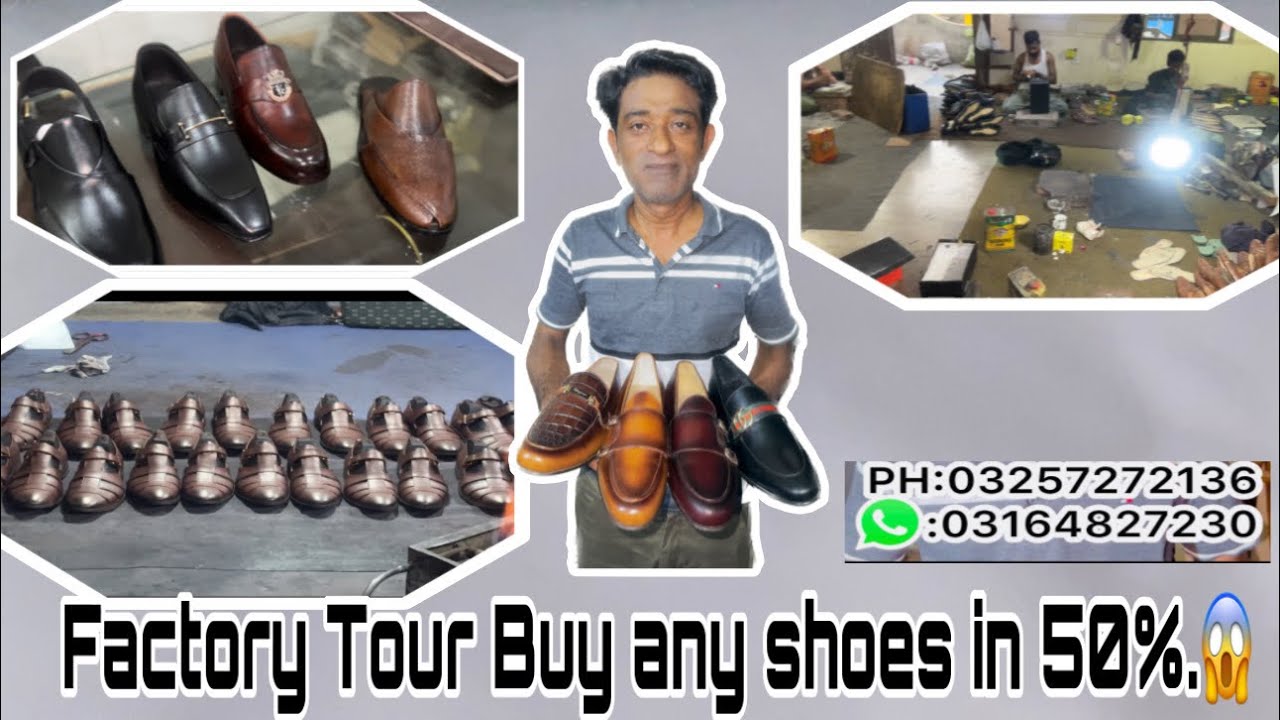 All leather Shoes Factory Tour. Buy any Shoes in 50%off.😱.#leather # ...