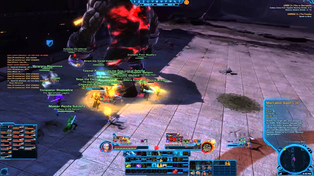 SWTOR Stuff: Section X World Boss Dreadtooth 11 / 16 / 12 - YouTube