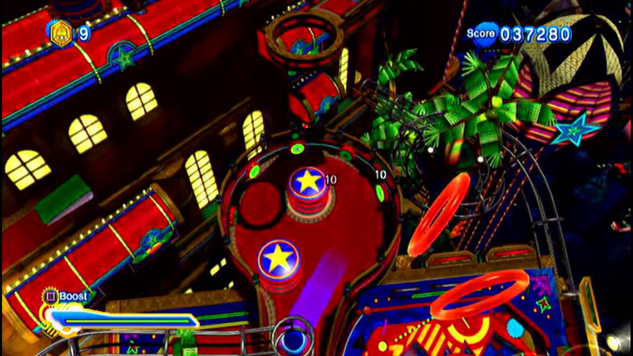 Sonic Generations DLC Casino Night Pinball Table - YouTube