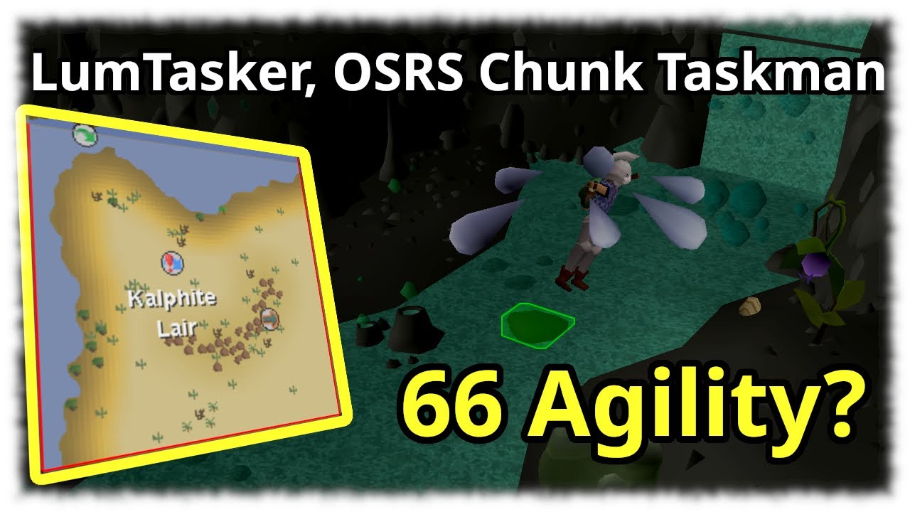 Level 66 Agility using stepping stones to access this Chunk?! LumTasker ...