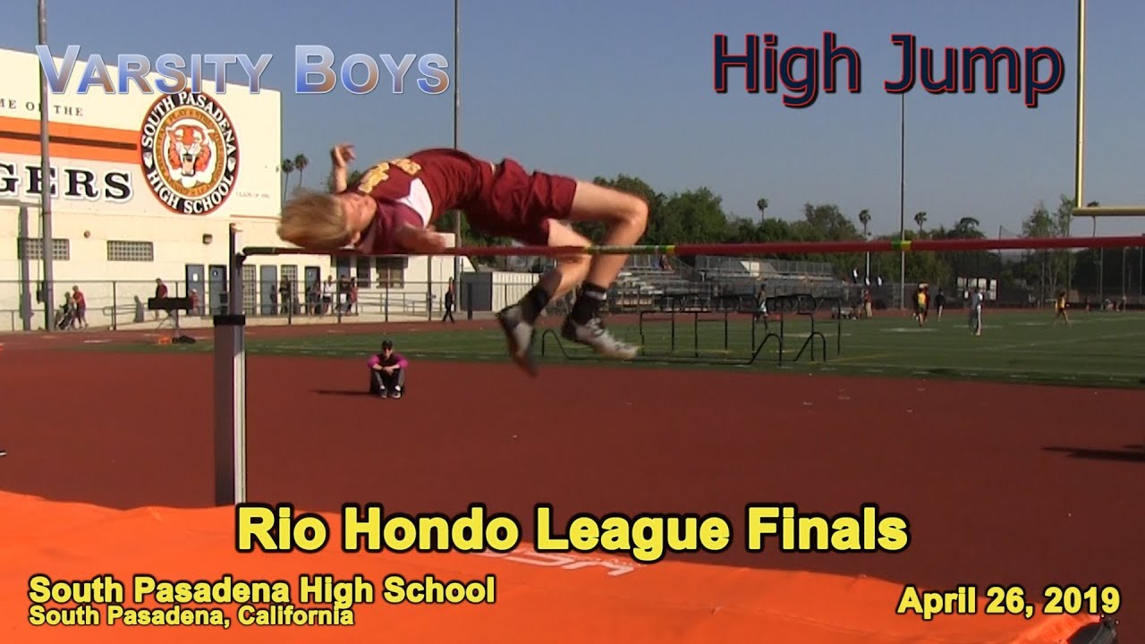 2019 TF - Rio Hondo Finals - High Jump (Varsity Boys) - YouTube