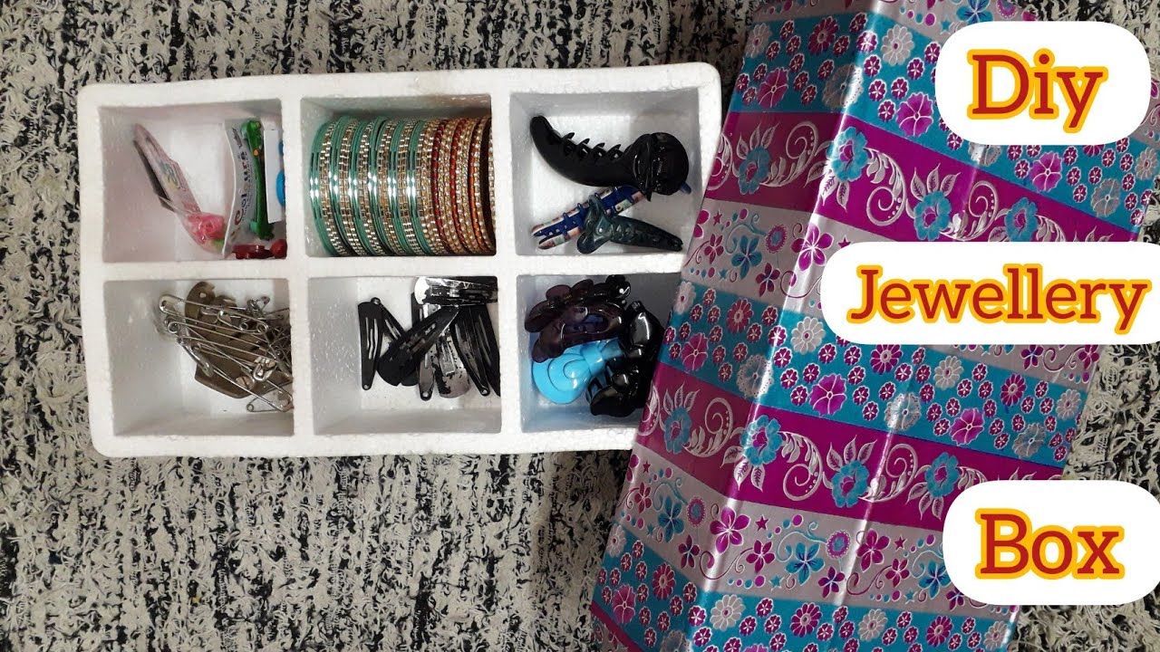 Empty Cup Box Reuse Ideas #organiser#diyJewlleryBox - YouTube