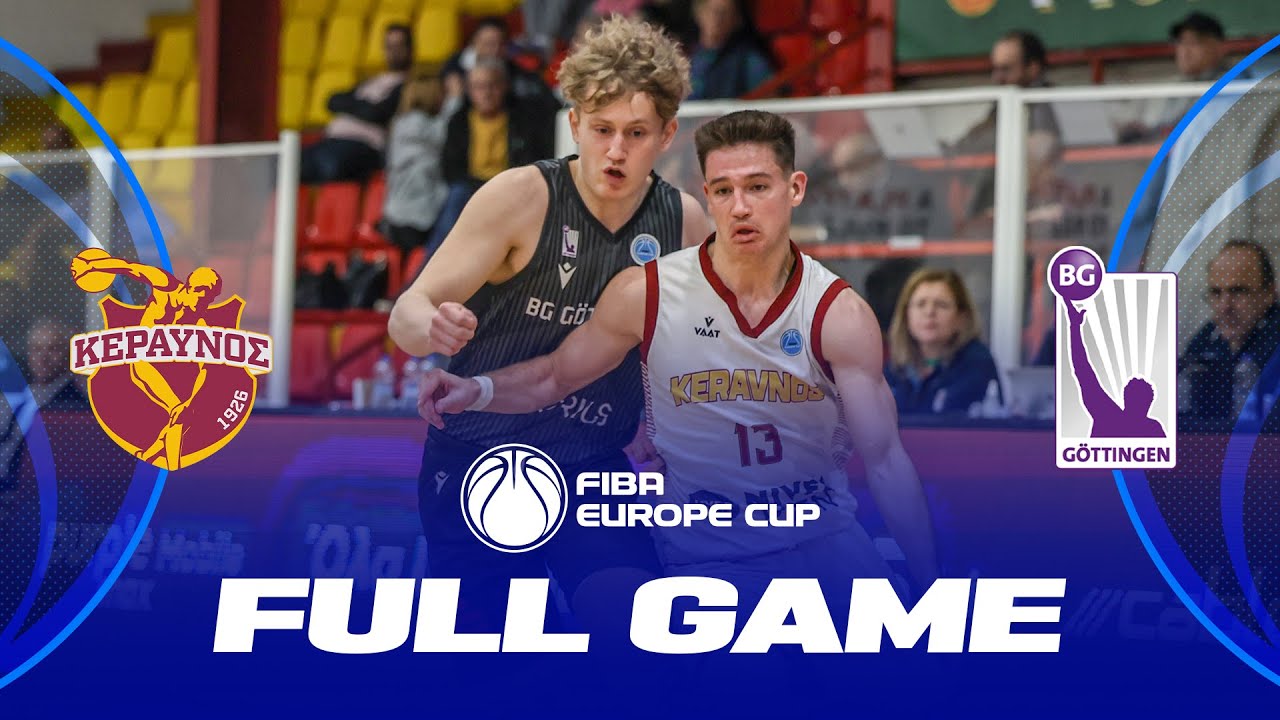 Keravnos BC v BG Gottingen | Full Basketball Game | FIBA Europe Cup ...