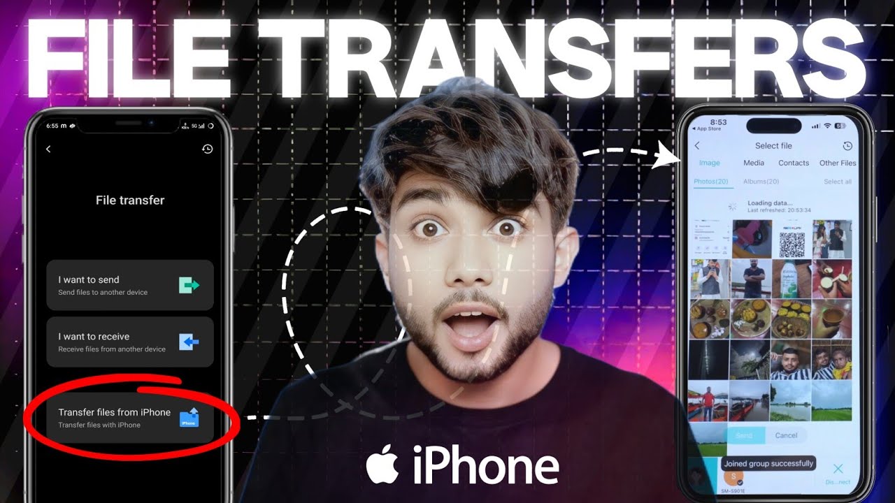 Iphone se android me file transfer kaise kare | how to transfer all ...