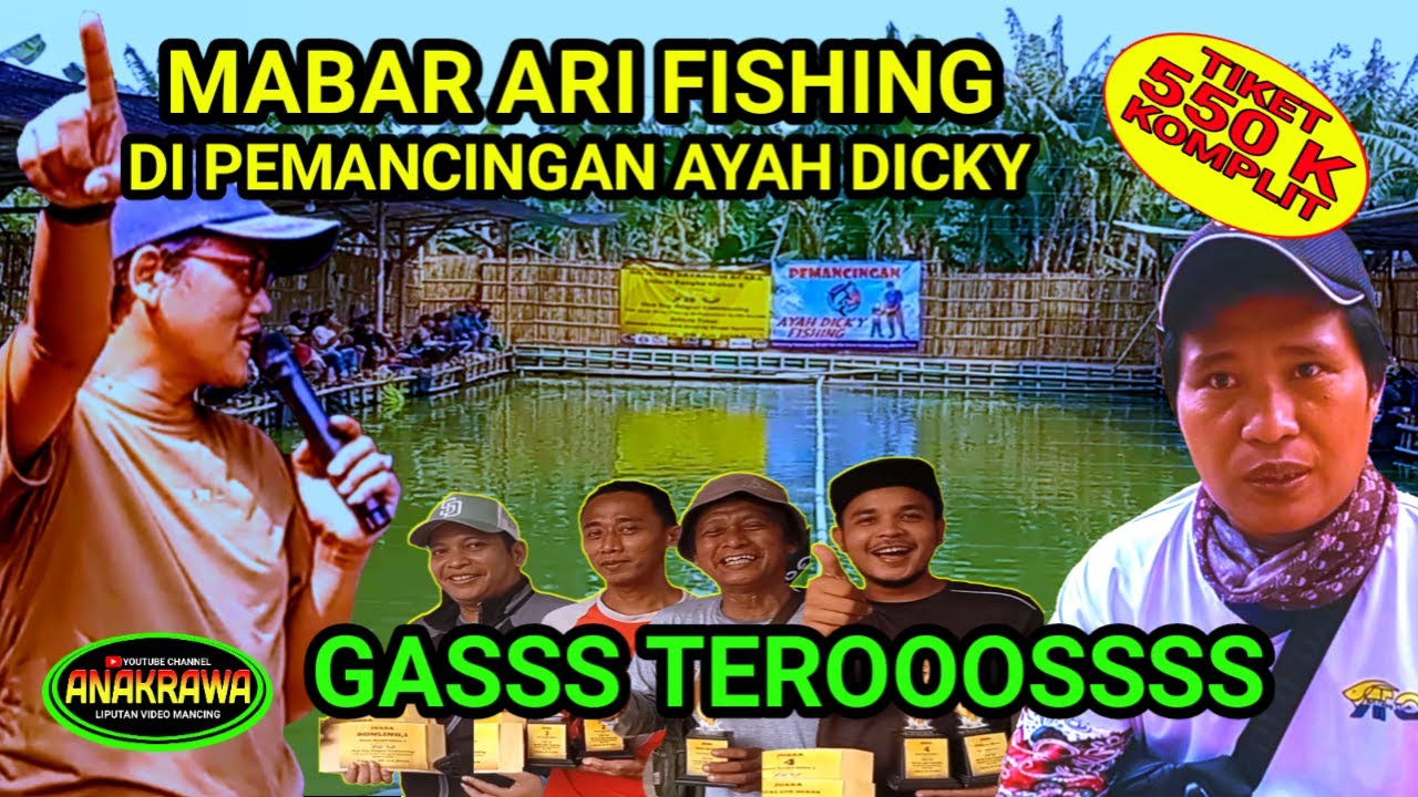 MABAR ARI FISHING DI PMC. AYAH DICKY FISHING | Liputan Mancing - YouTube