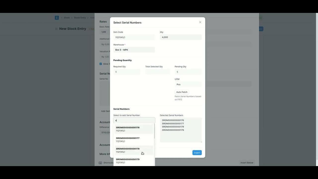 ERPNext : Memulai / Start Work Order - YouTube