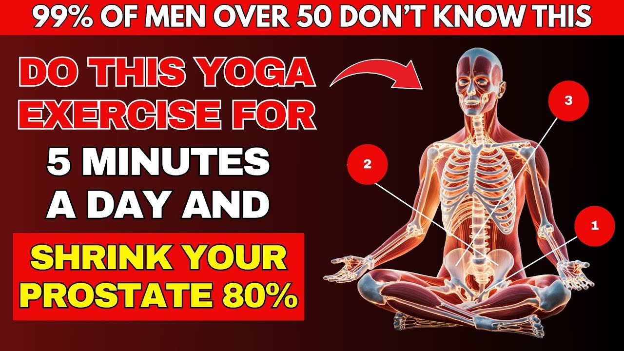 MAN OVER 50: These YOGA Exercises Will Shrink Your Prostate by 80% ...