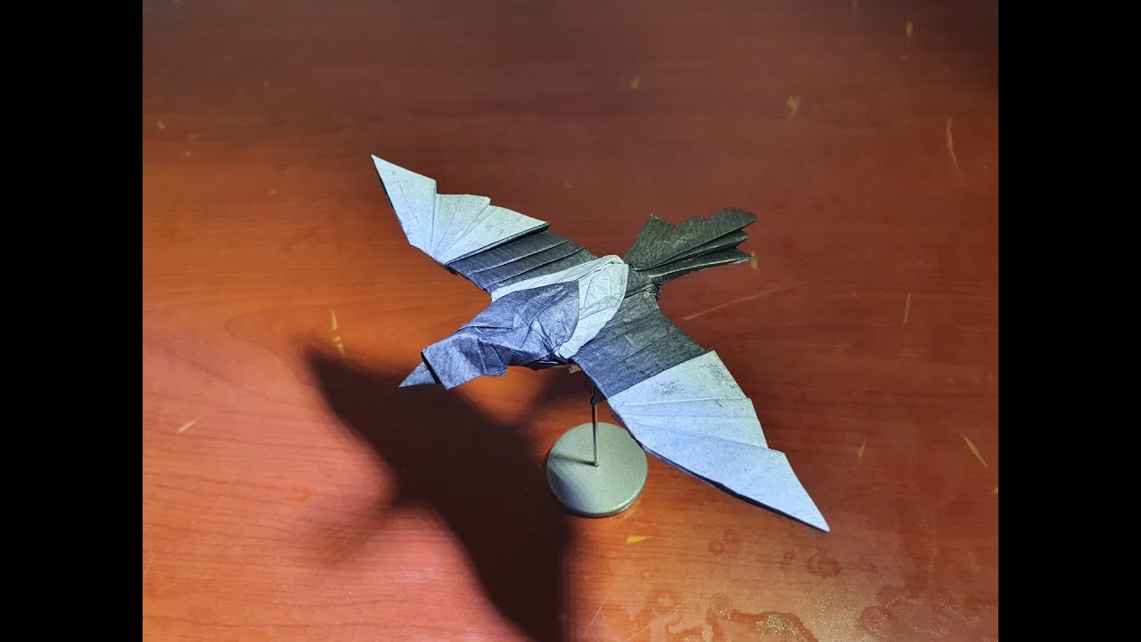 까치 접기(Oriental magpie Origami) - YouTube