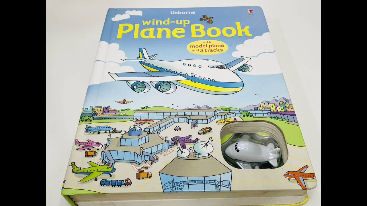 Usborne Windup Plane Book | Toy Book | Aeroplane ️ Toy Book | Airport ...