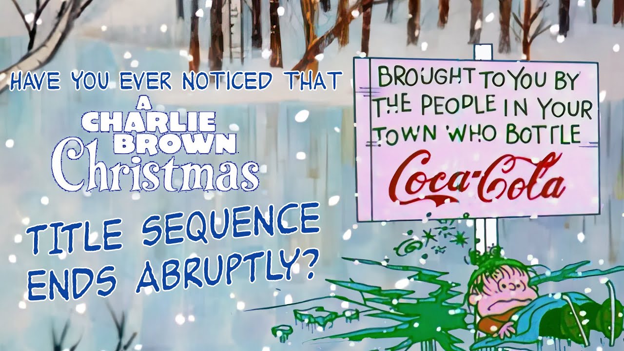 A Charlie Brown Christmas Original intro and credits Sponsor - YouTube
