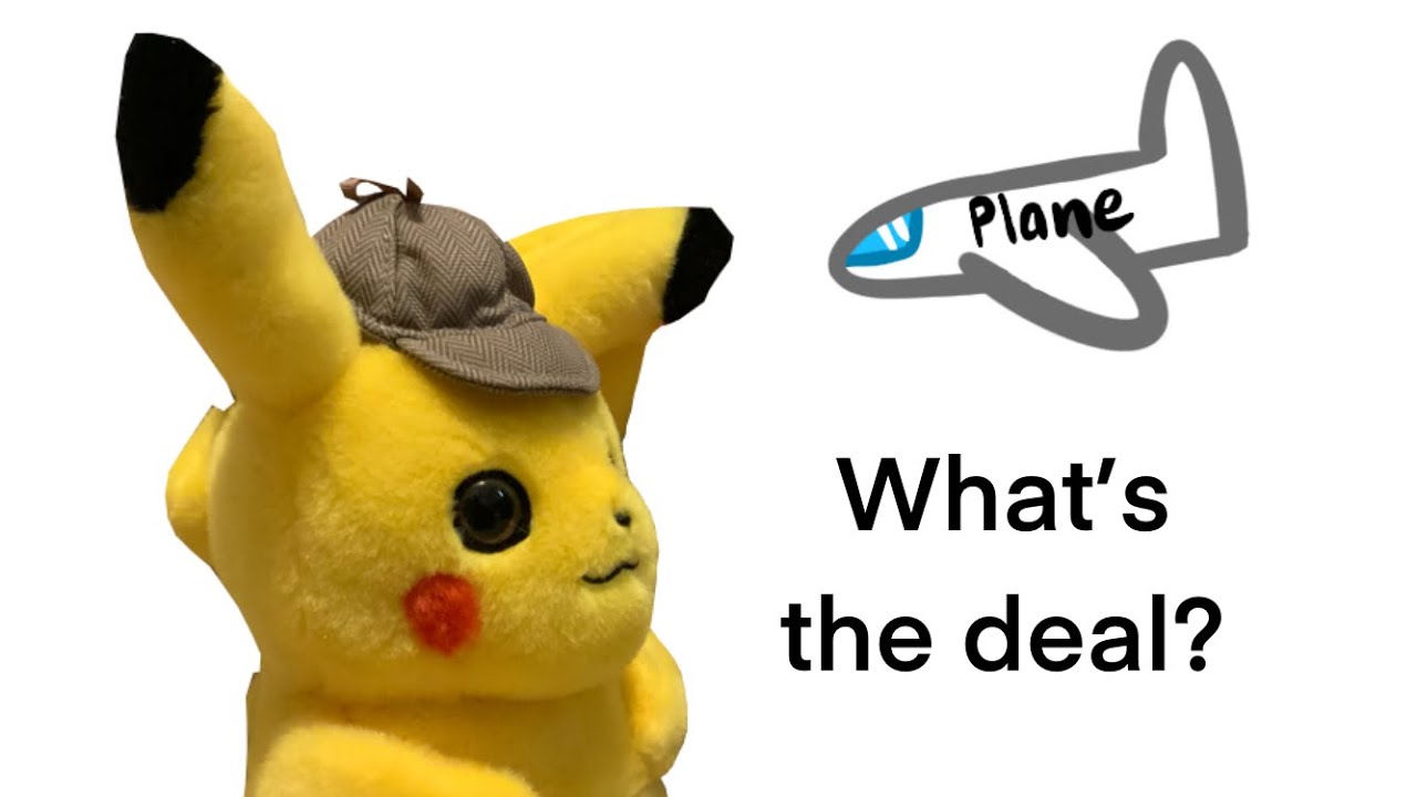 Detective Pikachu Plush: What’s The Deal With Airline Food? - YouTube