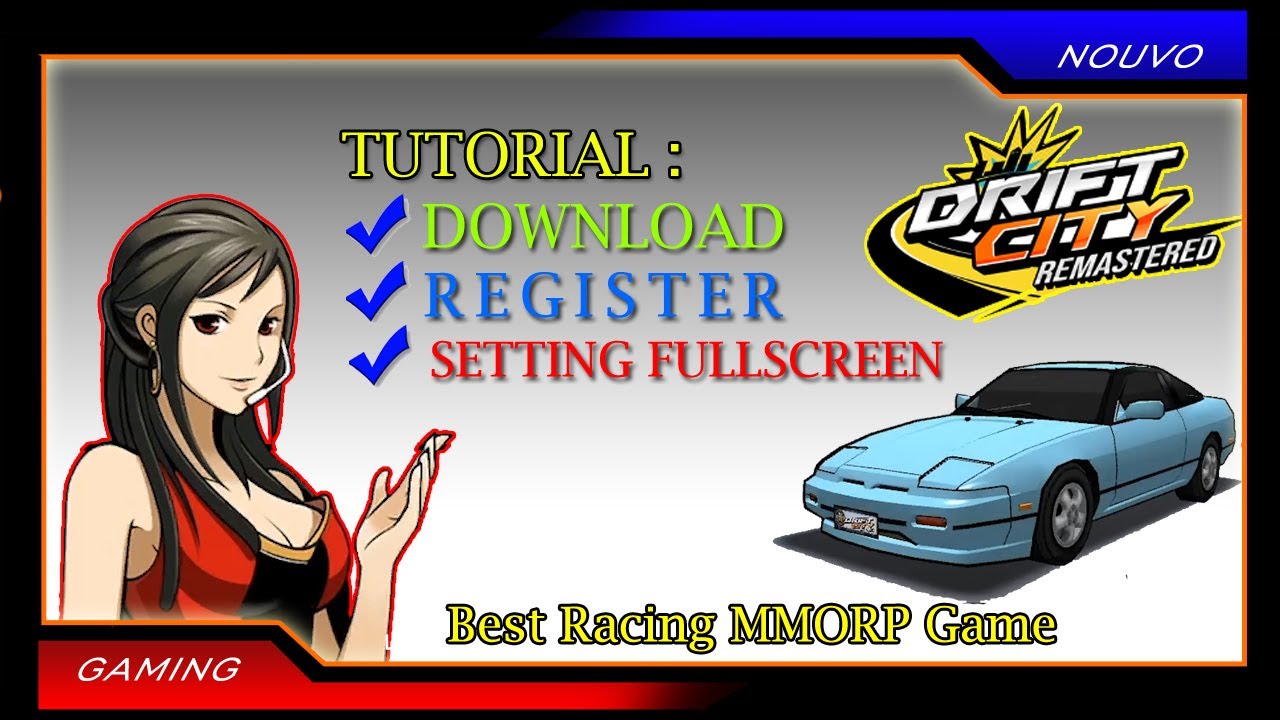 Drift City Remastered How To Download, Register and Setting Full Screen ...