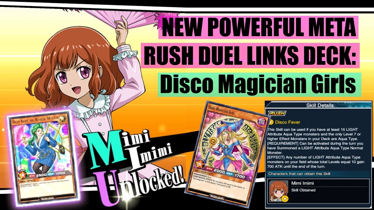 New powerful character meta deck! Mimi's Disco Magician Girls! Yu-Gi-Oh ...