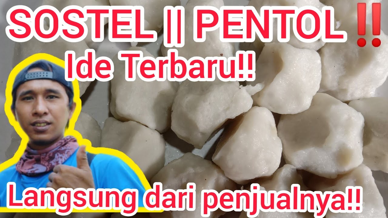 sostel || sostelmini || sostelpentol || cara buat sostel pentol ...