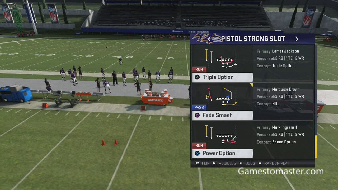 Madden 20 Glitches Cheats and Tips - BALTIMORE RAVENS OFFENSE PLAYBOOK ...
