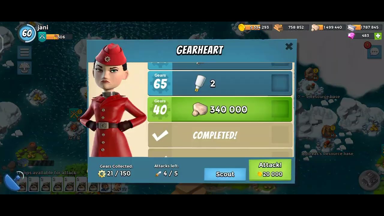 Boom Beach,Attack to war factory and I loss the game - YouTube