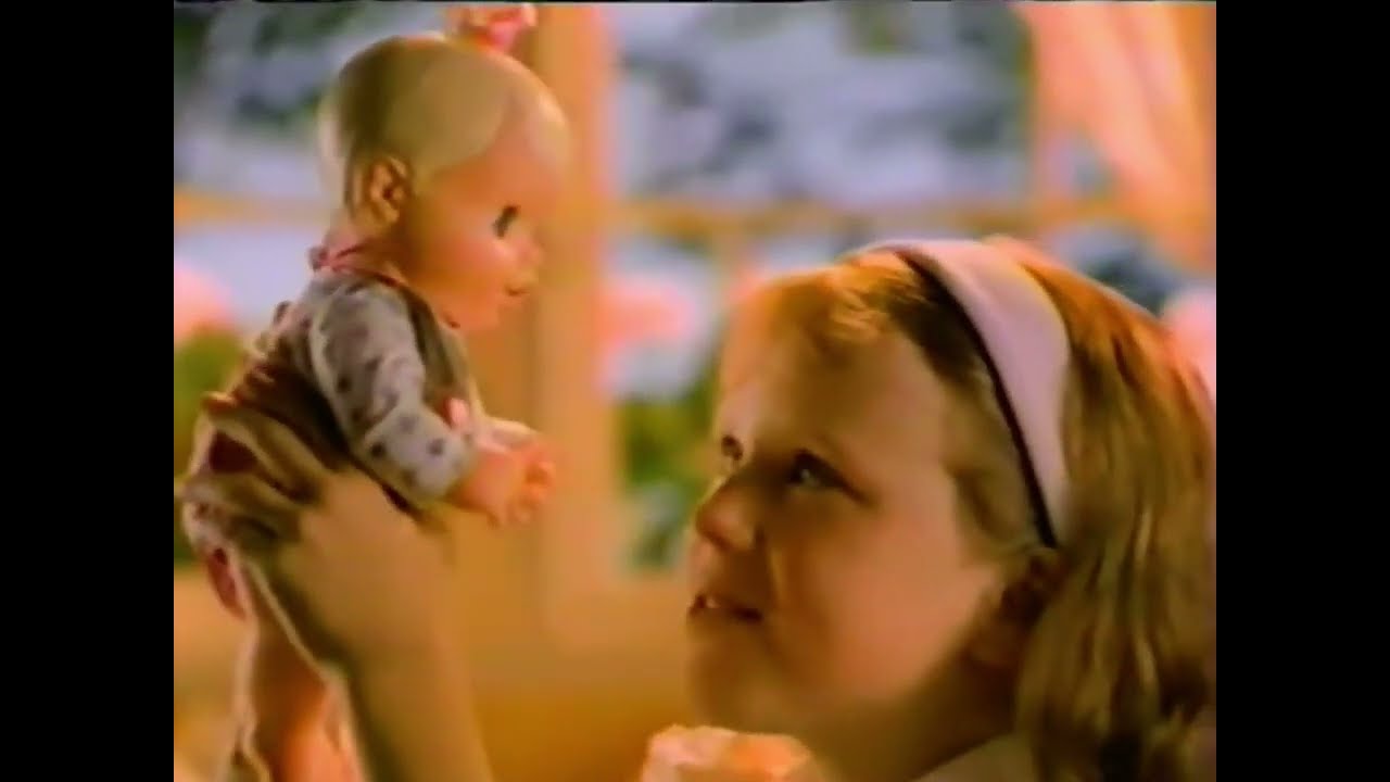 Newborn Baby Alive doll commercial 1992 - YouTube
