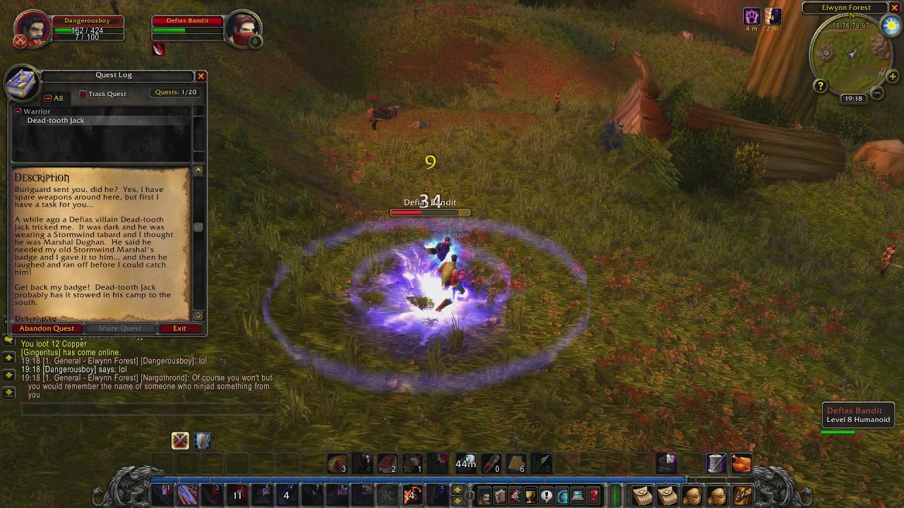 World of Warcraft Classic: Dead-tooth Jack - Quest ID 1667 (Gameplay/Walkthrough) - YouTube